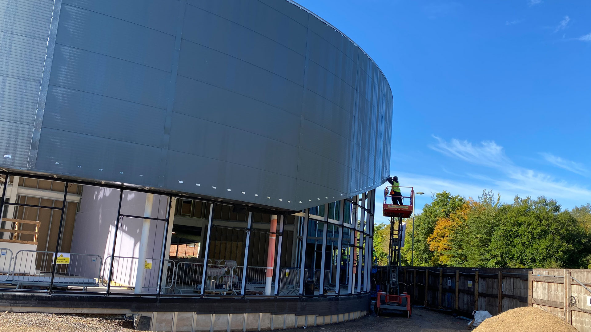 Arena Leisure Centre, Camberley Progress | Elite Aluminium Systems