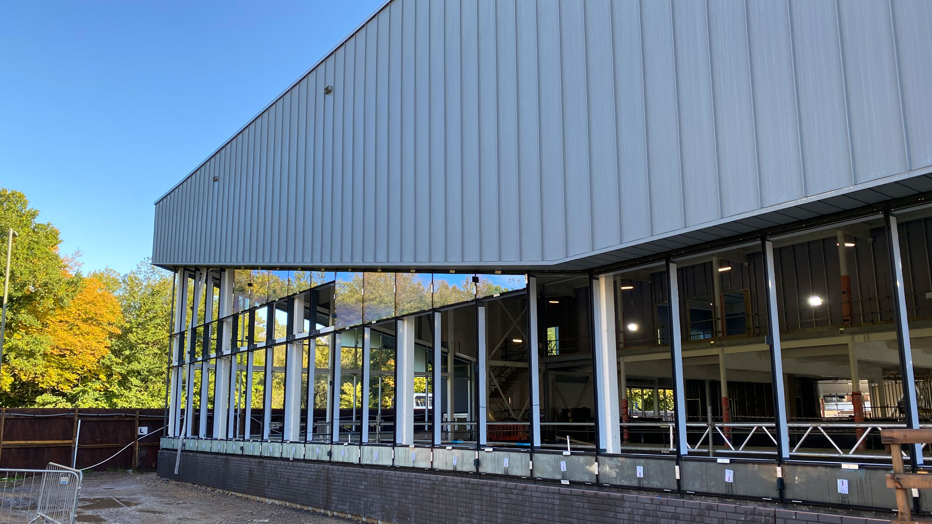 Arena Leisure Centre, Camberley Progress | Elite Aluminium Systems